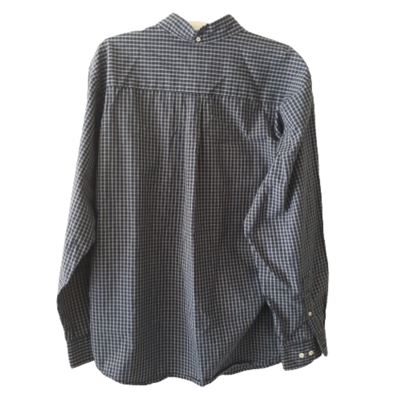 Basic Editions | Shirts | Mens Basic Edition Size Medium Navy Plaid ...